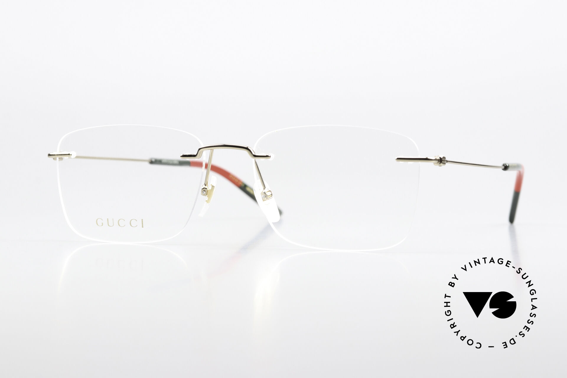 Glasses Gucci GG0399O Rimless Frame Made In Italy