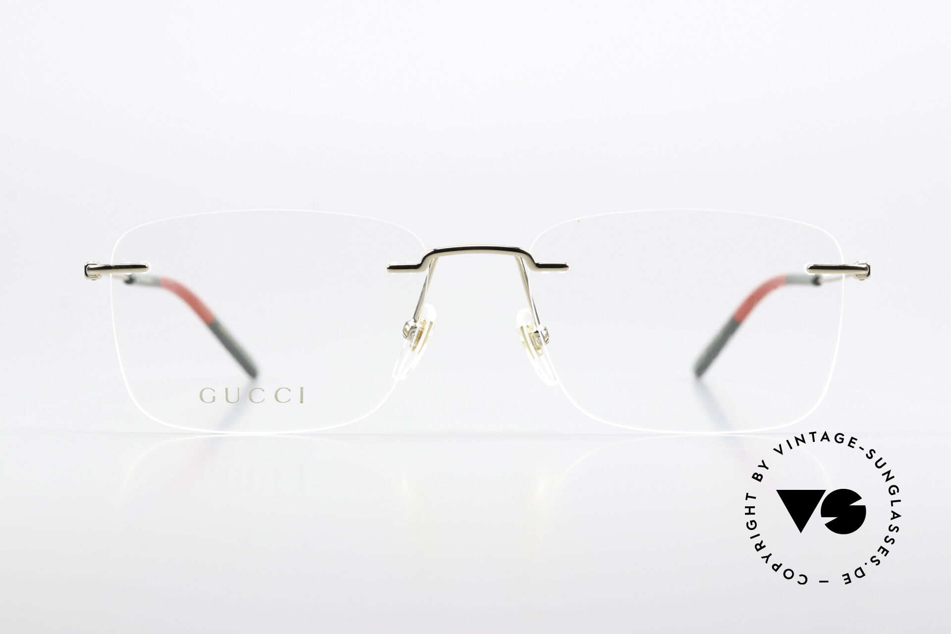 Glasses Gucci GG0399O Rimless Frame Made In Italy