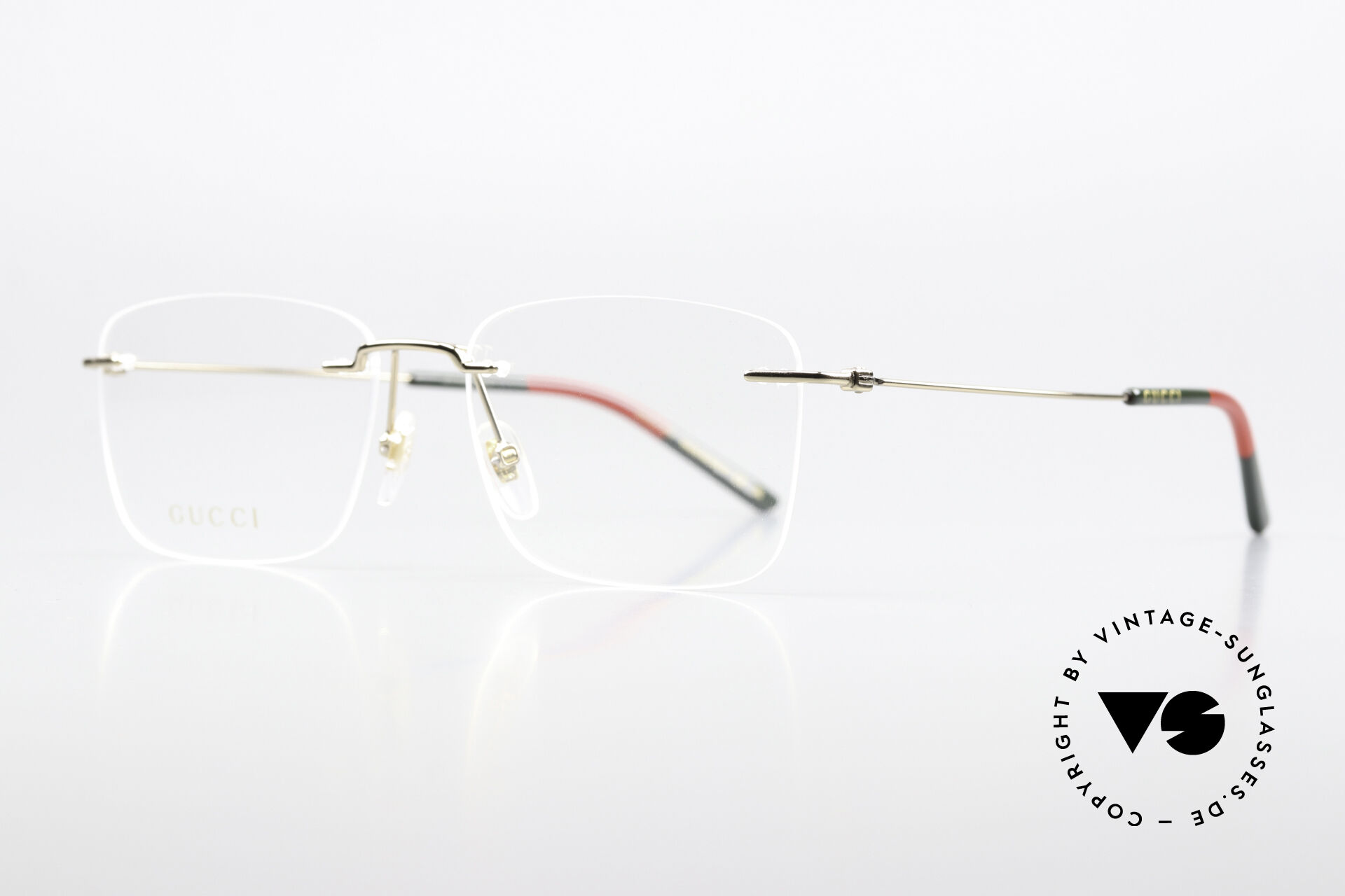 Glasses Gucci GG0399O Rimless Frame Made In Italy