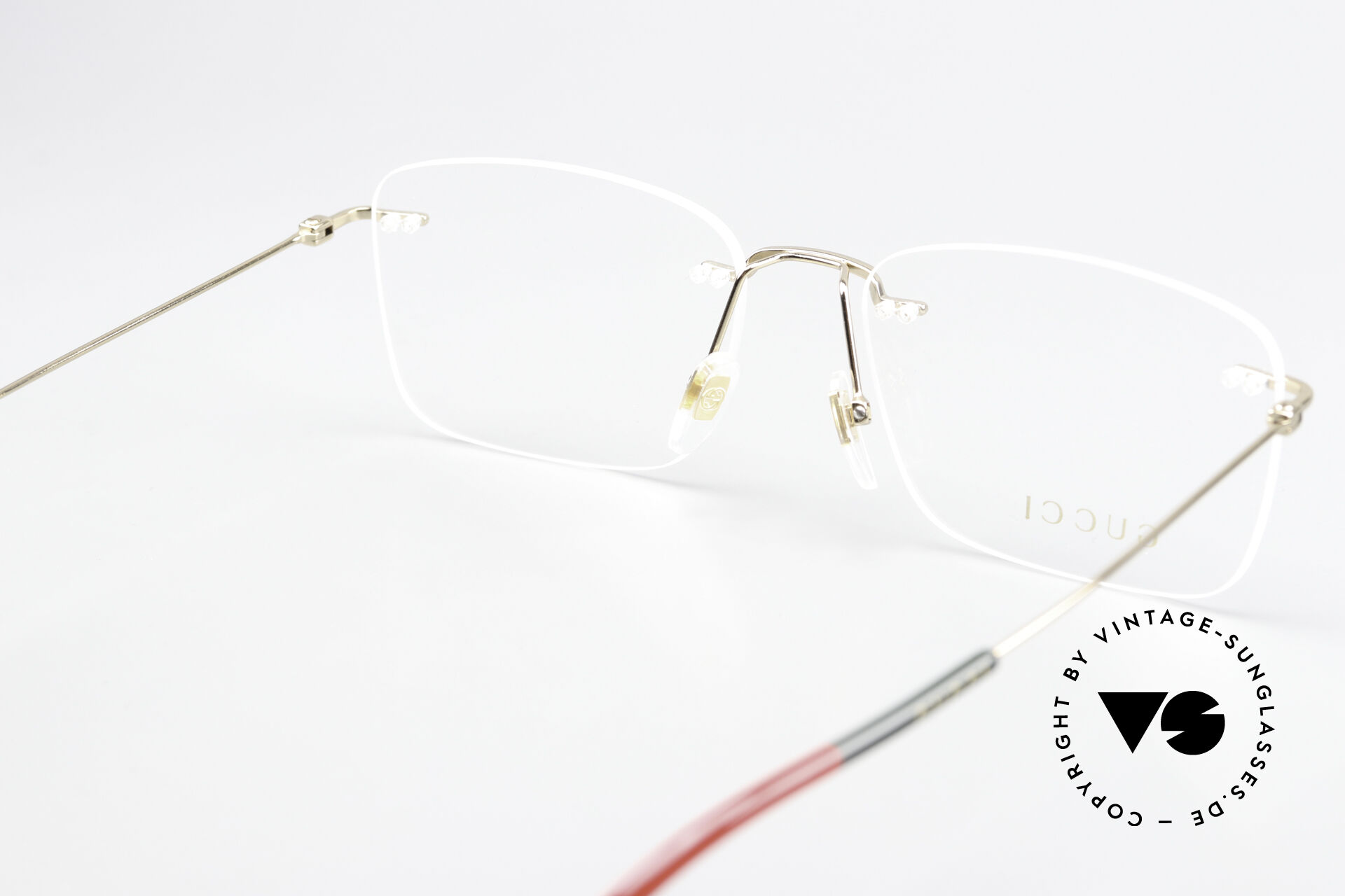 Glasses Gucci GG0399O Rimless Frame Made In Italy