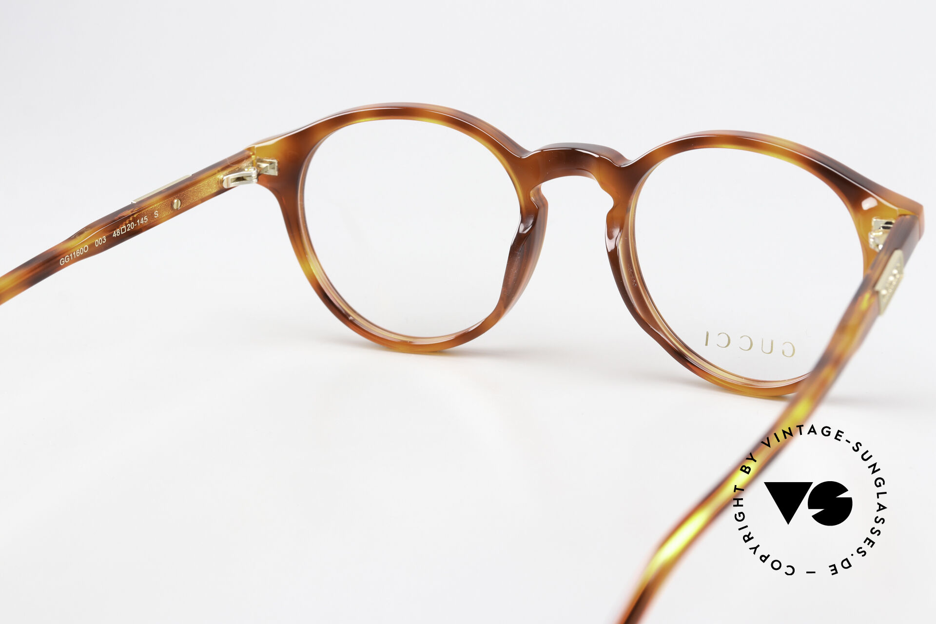 Glasses Gucci GG1160O Acetate Frame Panto Tortoise
