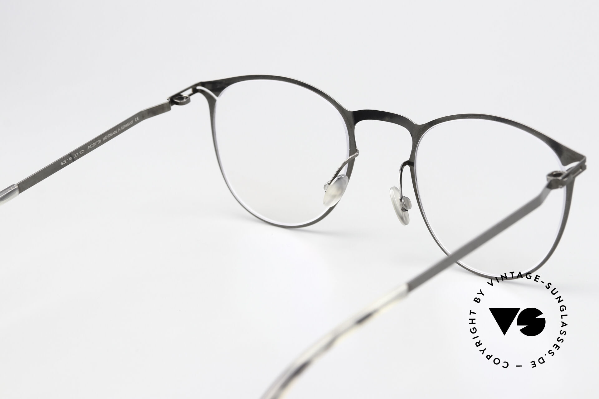 Glasses Mykita Malte Panto Frame Shiny Graphite