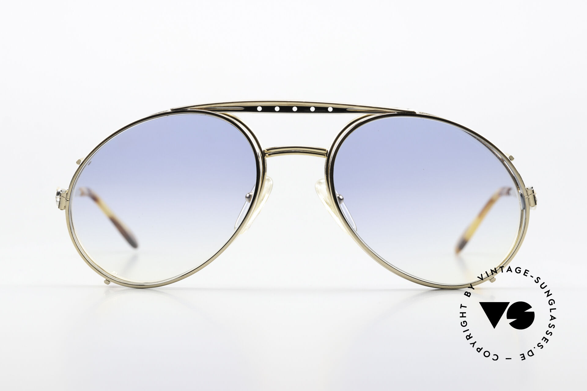 Sunglasses Bugatti 02908 Vintage Frame With Sun Clip