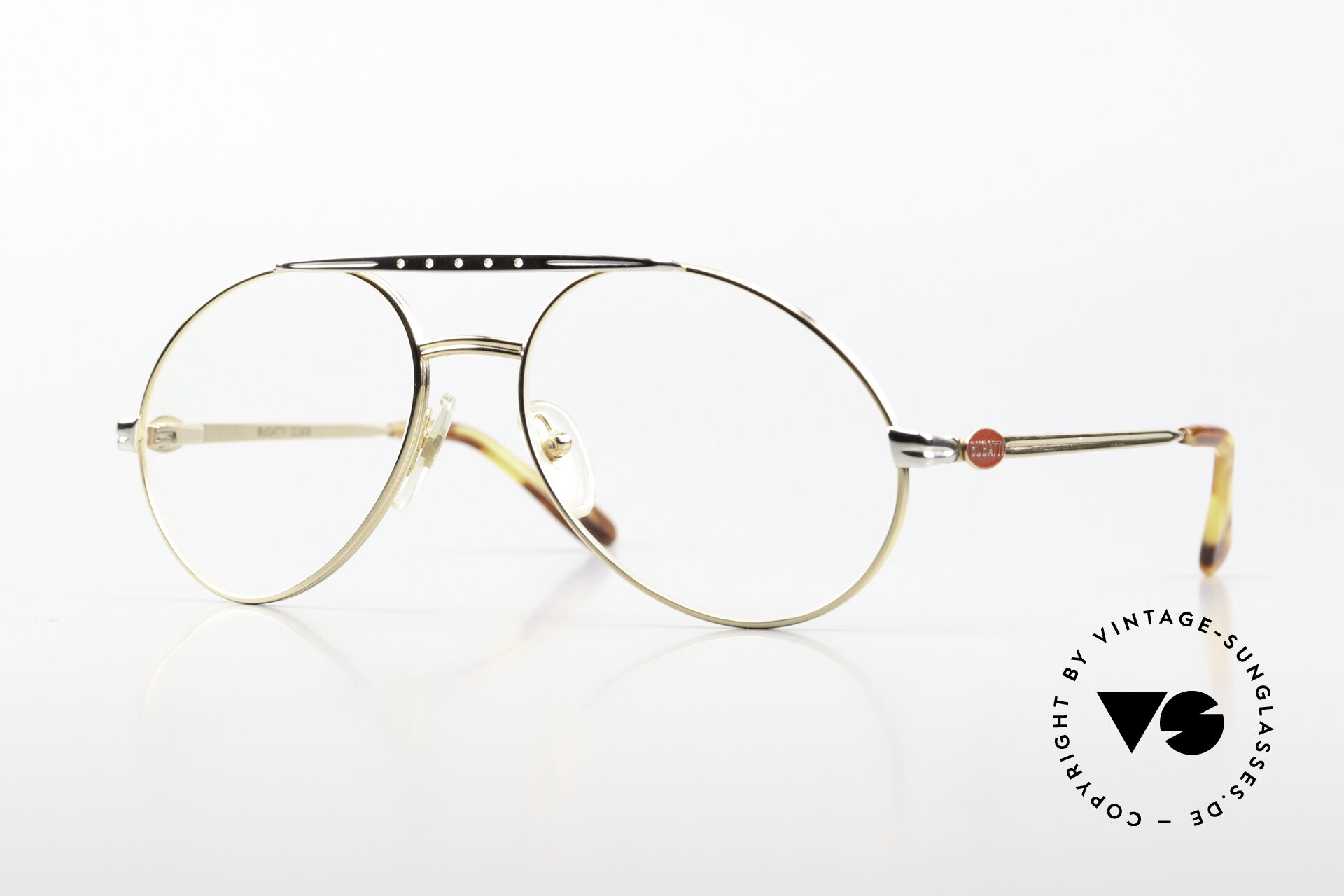Sunglasses Bugatti 02908 Vintage Frame With Sun Clip