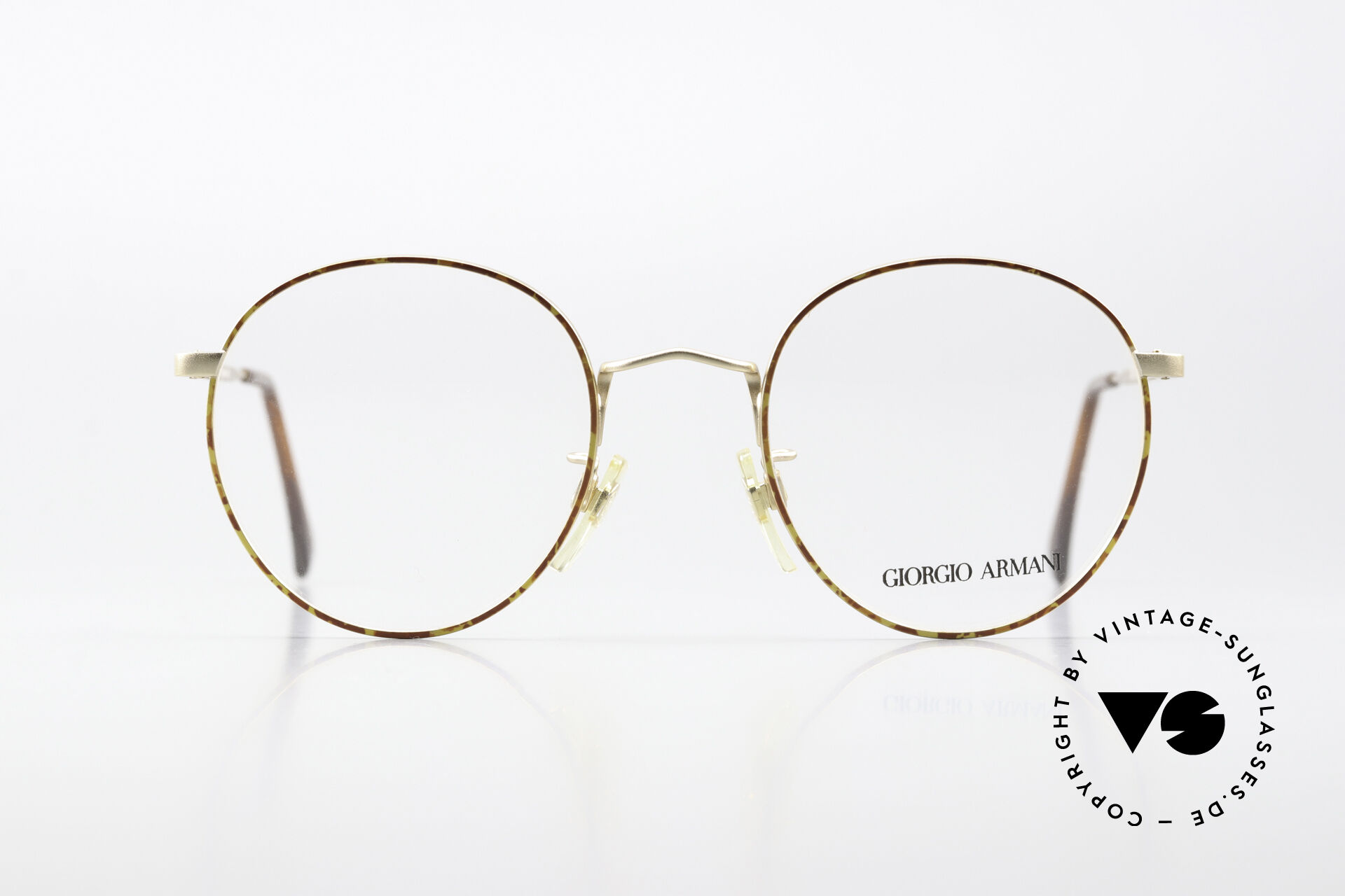 Glasses Giorgio Armani 201 49mm Panto Vintage Specs 90's