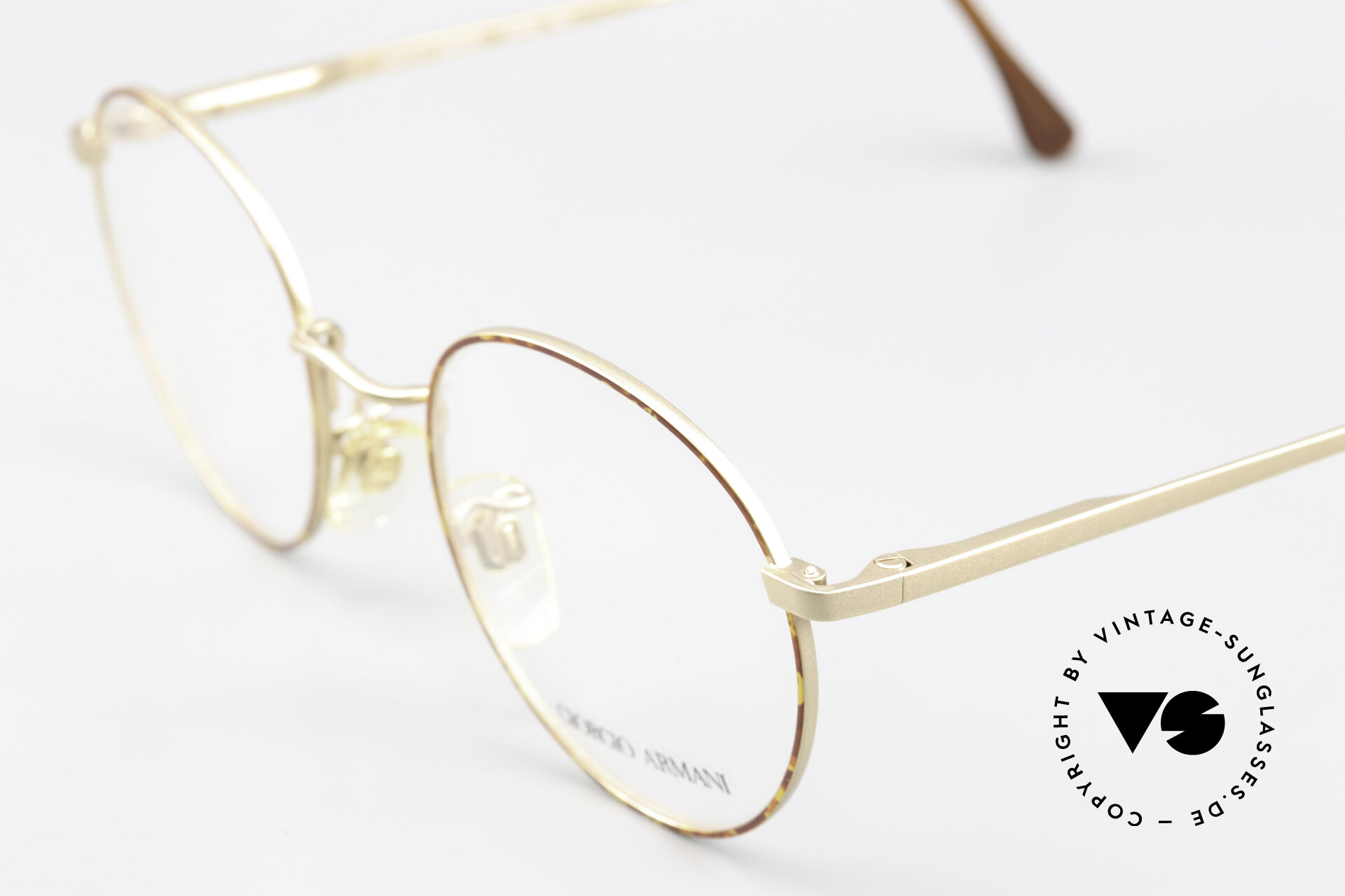 Glasses Giorgio Armani 201 49mm Panto Vintage Specs 90's