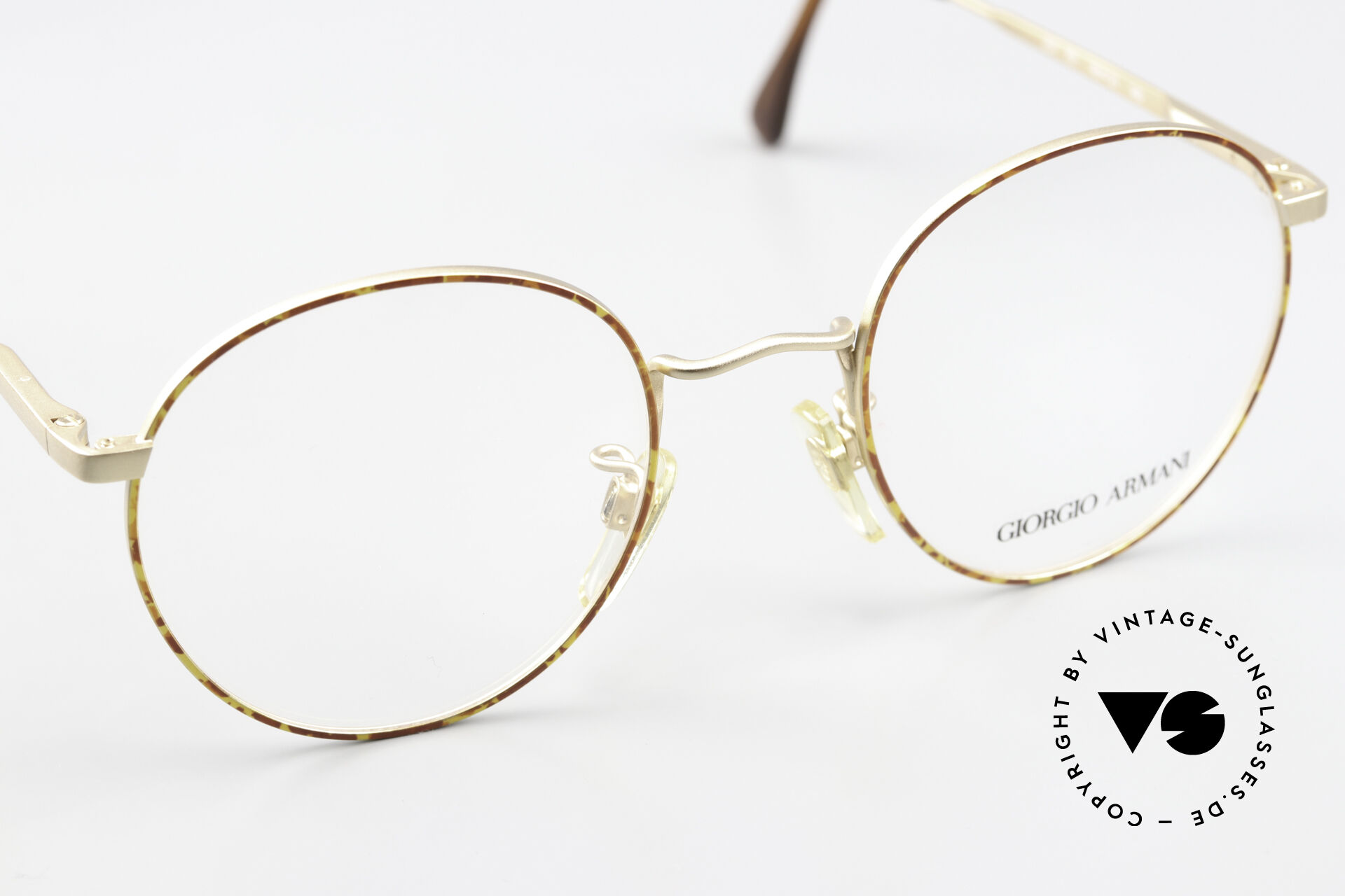 Glasses Giorgio Armani 201 49mm Panto Vintage Specs 90's