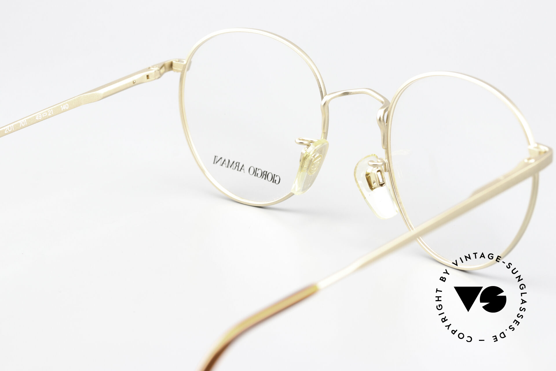 Glasses Giorgio Armani 201 49mm Panto Vintage Specs 90's