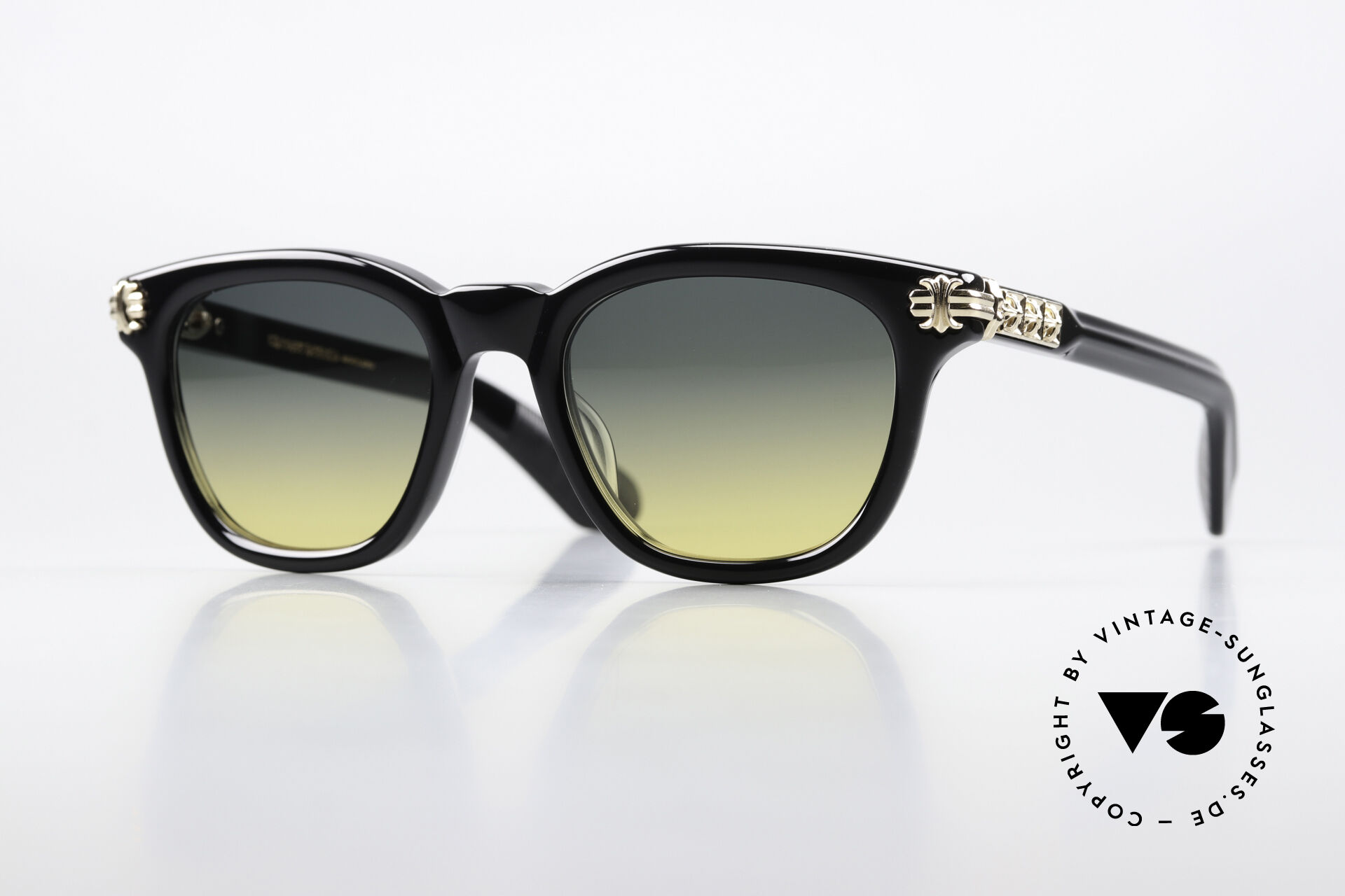 Sunglasses Chrome Hearts Smoke Show Acetate Shades 18K Gold