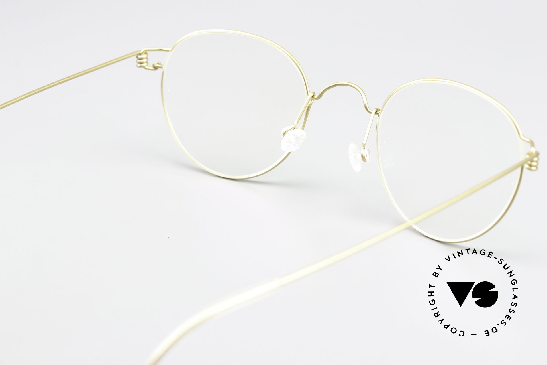 Glasses Lindberg Matt Air Titan Rim Panto Titanium Frame Unisex