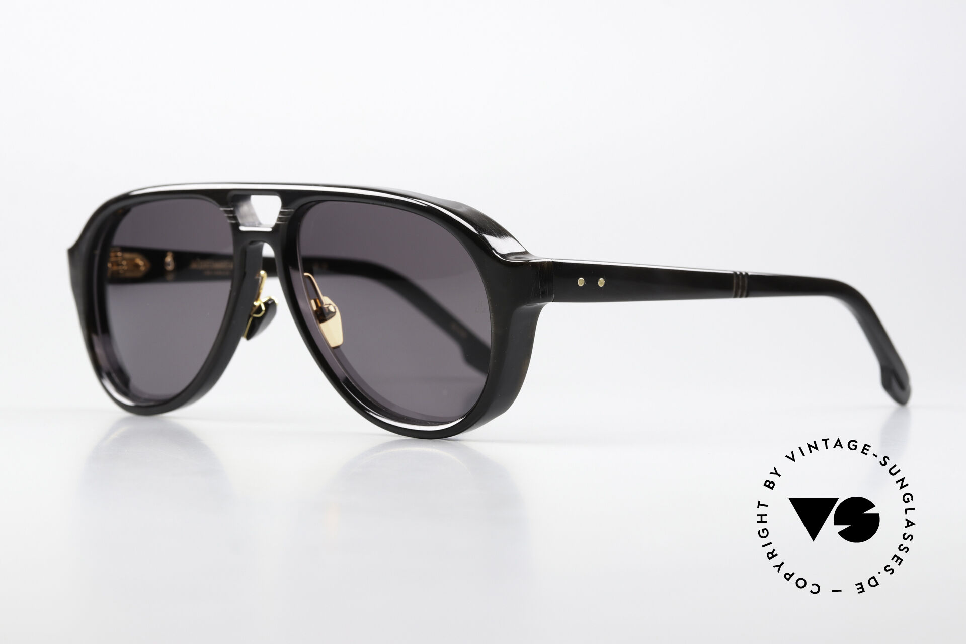 Sunglasses Jacques Marie Mage Billionaire Buffalo Horn Aviator Frame