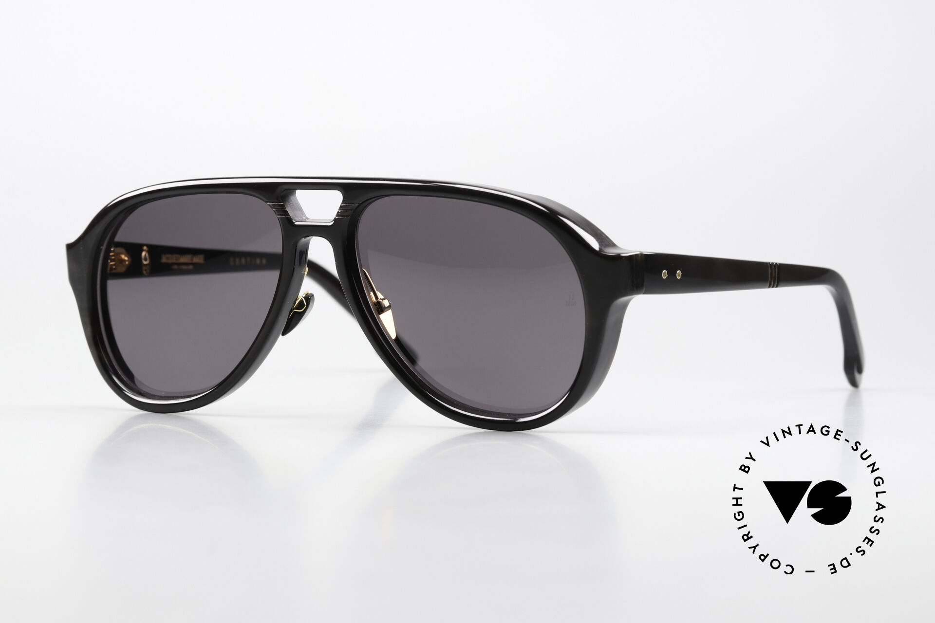 Sunglasses Jacques Marie Mage Billionaire Buffalo Horn Aviator Frame