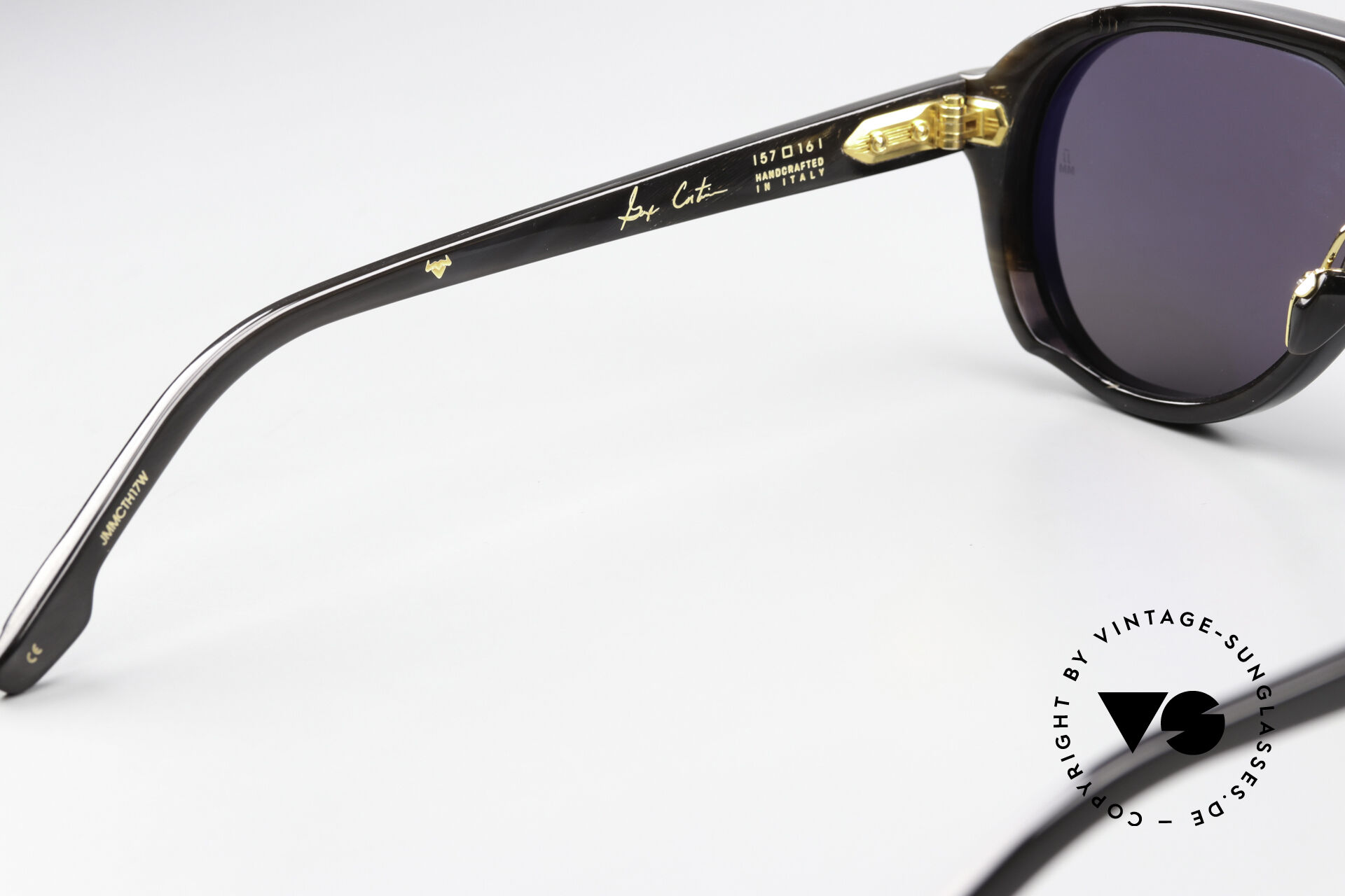Sunglasses Jacques Marie Mage Billionaire Buffalo Horn Aviator Frame