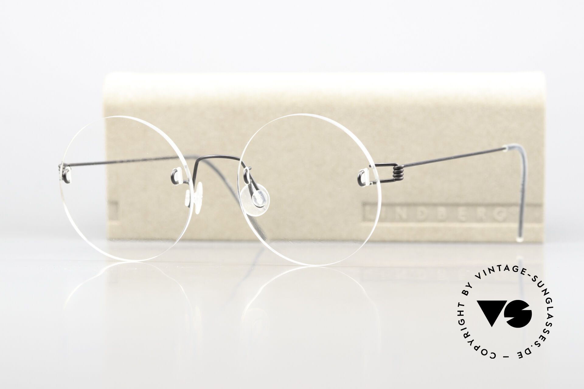 Glasses Lindberg 258 Air Titan Rimless Frame 90's Specs