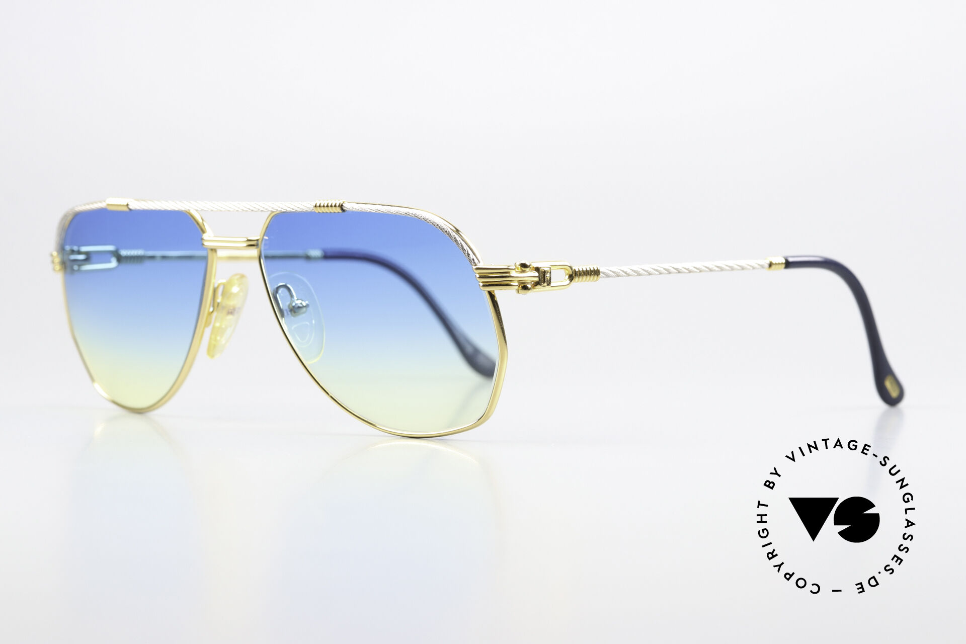 Sunglasses Fred America Cup - S Blue Yellow Gradient Lenses