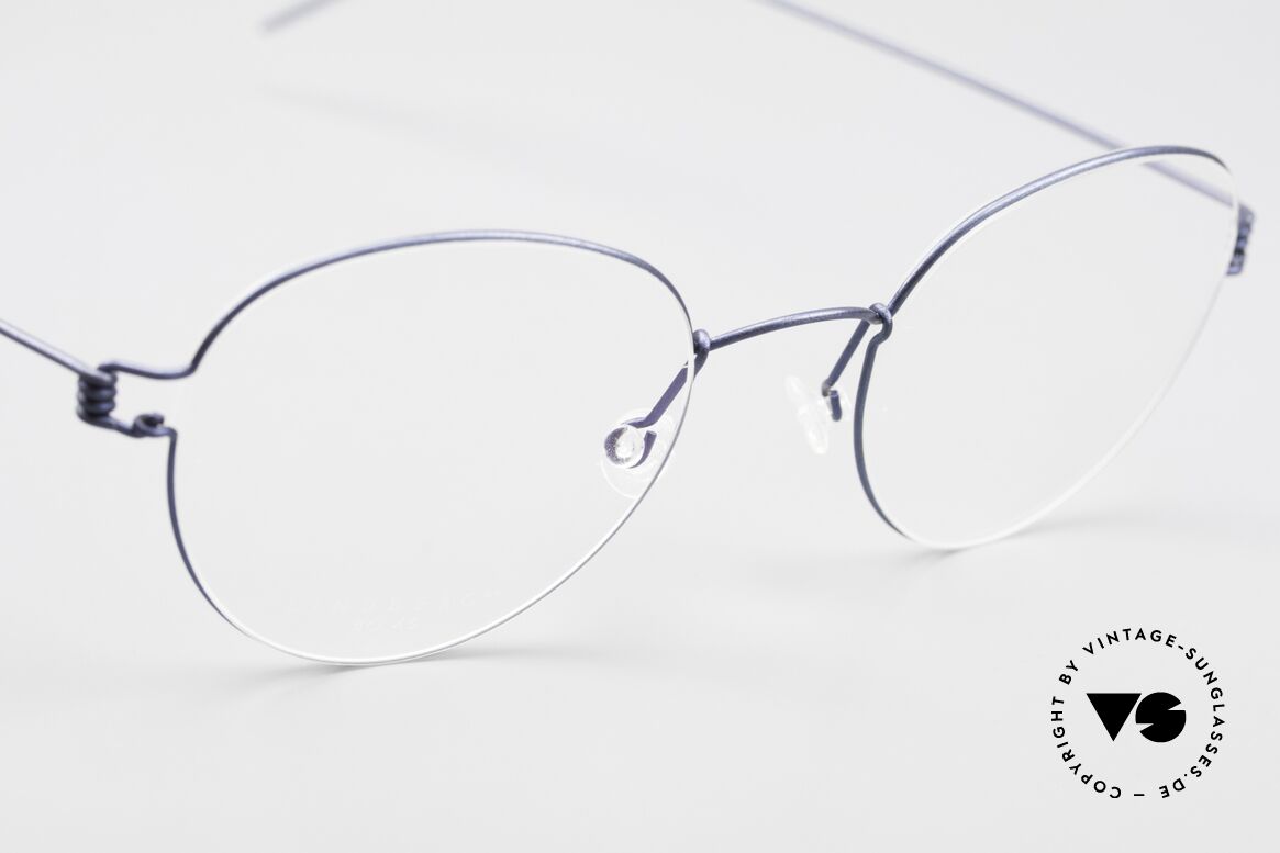 Glasses Lindberg Bo Air Titan Rim Small Panto Glasses Titanium