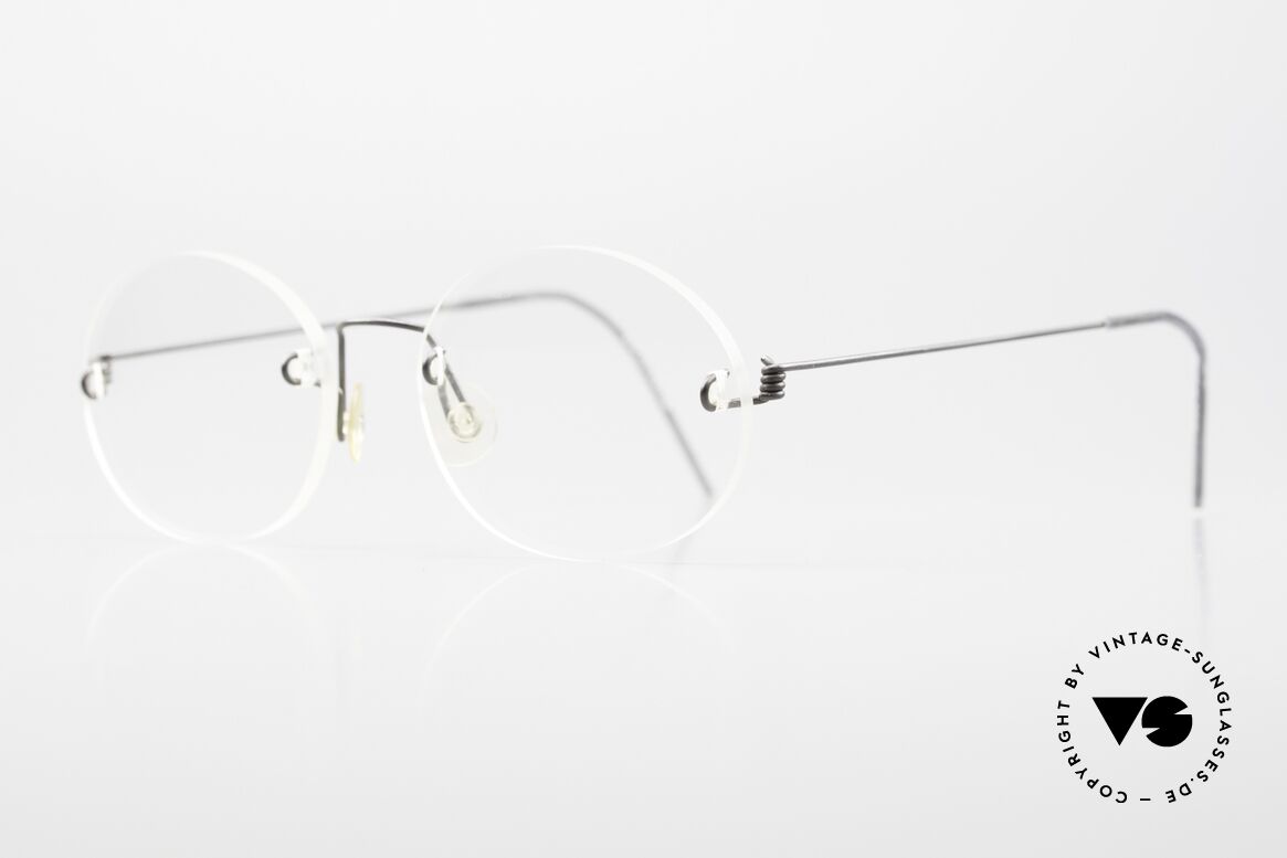 Glasses Lindberg Air Titan 213 Rimless Frame 90's Specs