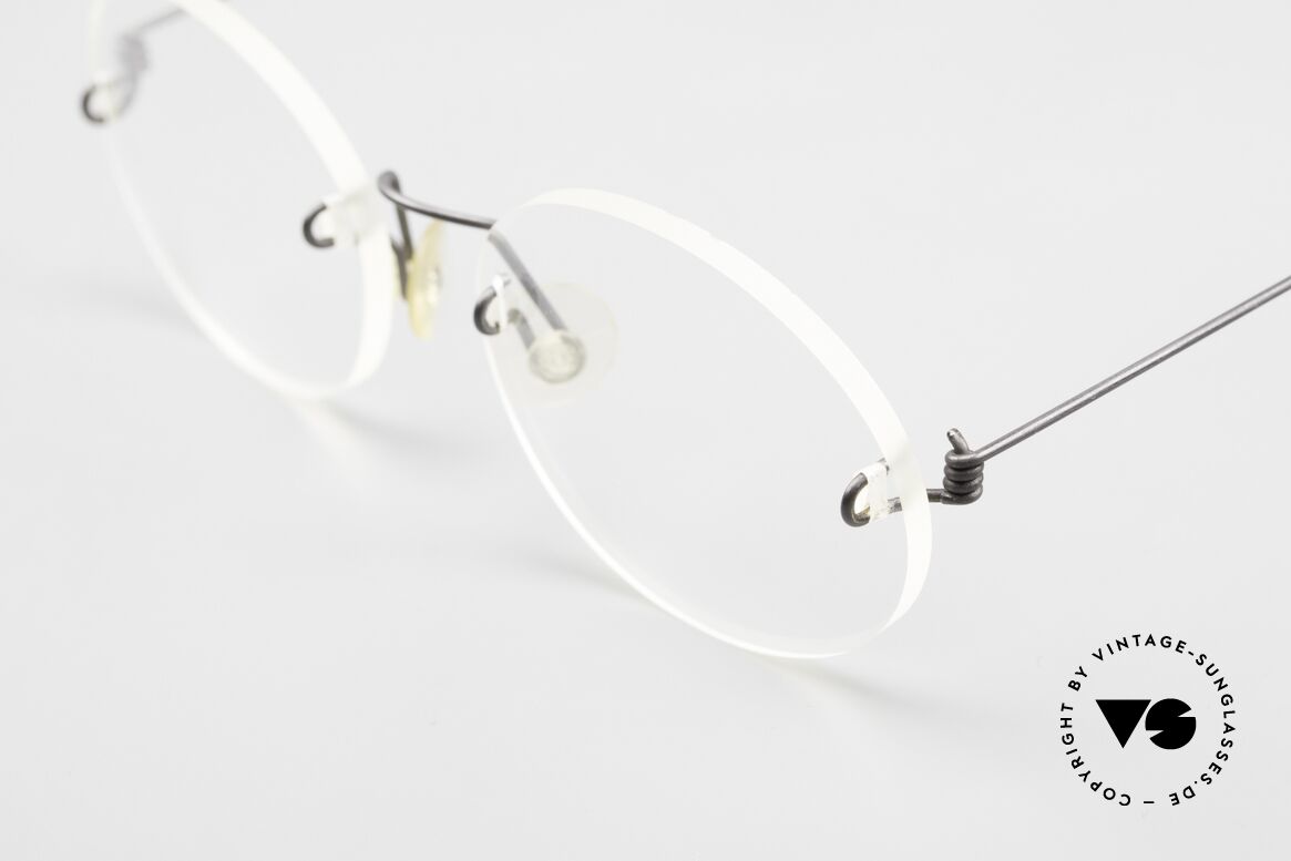 Glasses Lindberg Air Titan 213 Rimless Frame 90's Specs