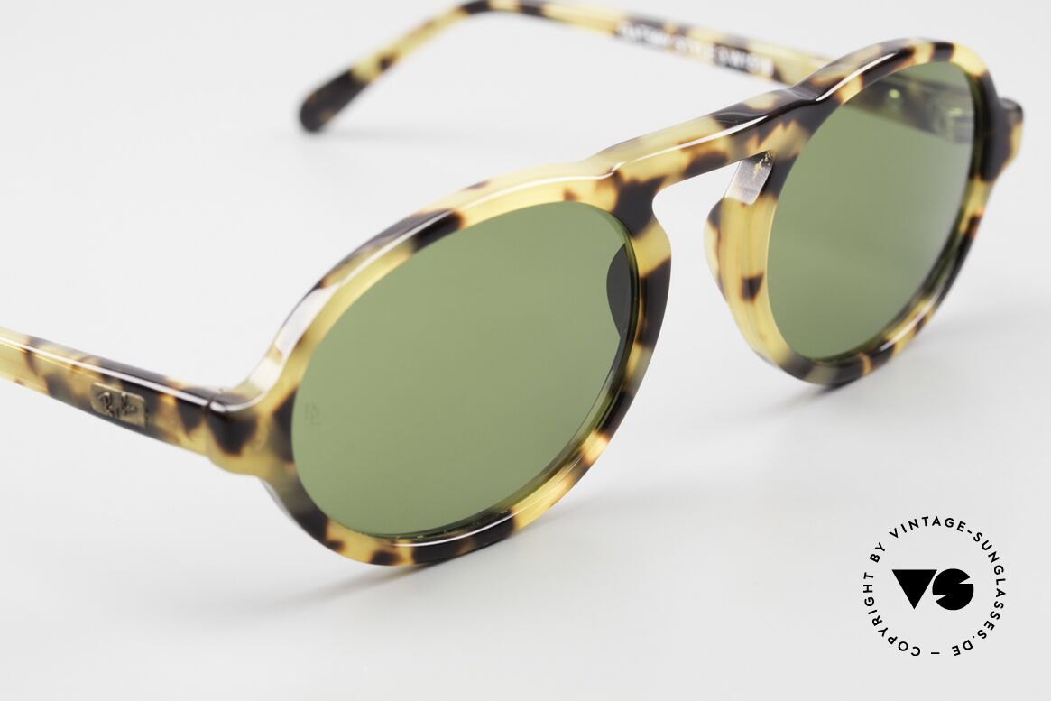 Sunglasses Ray Ban Gatsby Style 3 Old 90's Oval USA Sunglasses