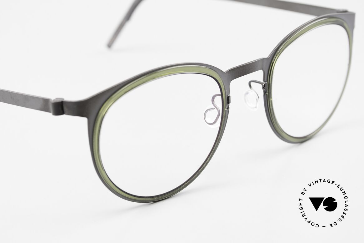 Glasses Lindberg 9704 Strip Titanium Round Panto Ladies Glasses