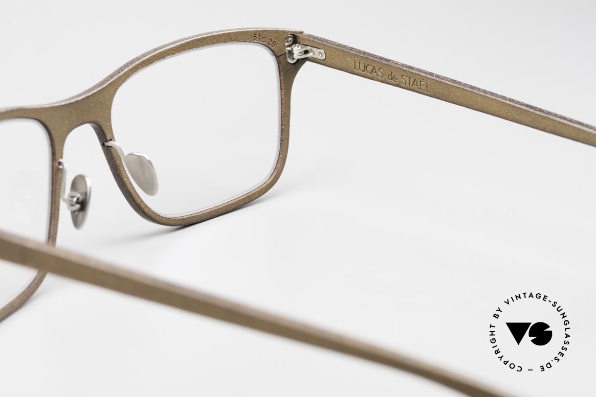 Glasses Lucas de Stael Minotaure Thin 02 Genuine Cow Leather Frame